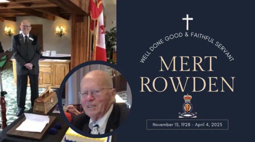 Meredith "Mert" ROWDEN - #15409 - RCMP Veterans' Association